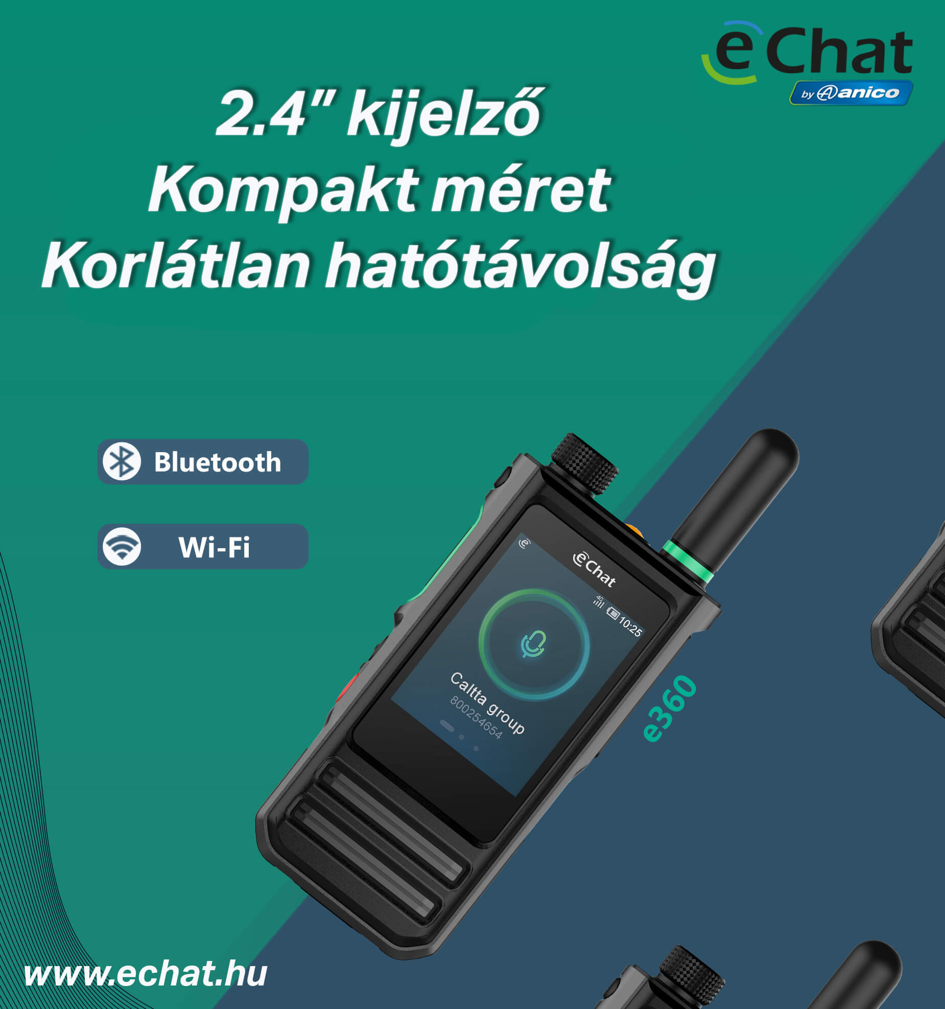Stația eChat E360 bazată pe internet - cel mai recent model din seria eChat